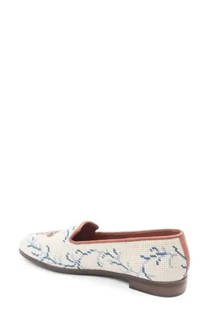 BYPAIGE Needlepoint Loafer - Tan