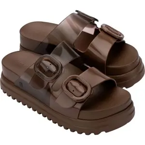 Melissa Cozy Platform Sandals - Brown