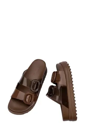 Melissa Cozy Platform Sandals - Brown