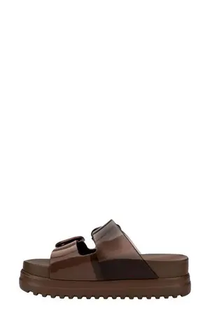 Melissa Cozy Platform Sandals - Brown
