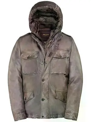 Moorer Button Detailed Outerwear For Men