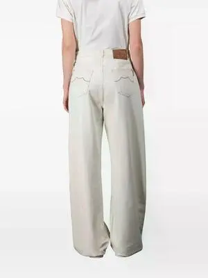 MOORER Wide-leg Jeans