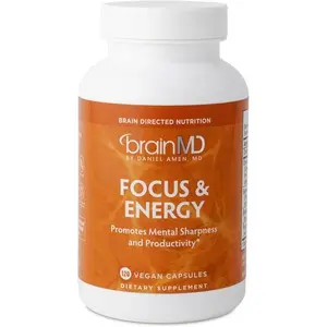 BRAINMD Focus & Energy 120 Capsules - One-color