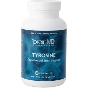 BRAINMD Tyrosine 120 Capsules - One-color