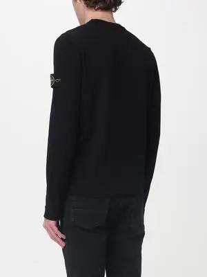 Stone Island Cotton Crew Neck Pullover - Black