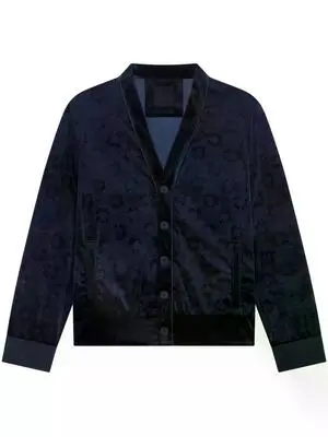 Givenchy Monogram Velvet Cardigan