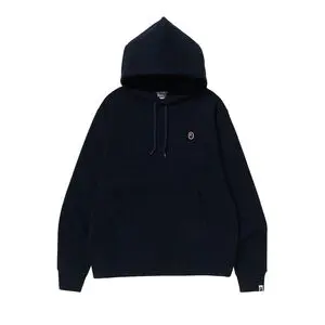 A BATHING APE Ape Head One Point Relaxed Fit Pullover Hoodie - Blue