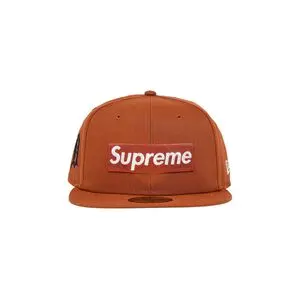 Supreme X Mlb Teams Box Logo New Era Cap - Orange
