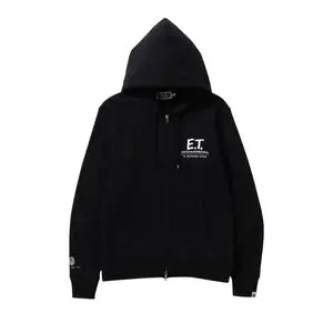 A BATHING APE X E.t. Ape Head Zip Hoodie - Black
