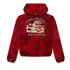 HELLSTAR Sports Tie-dye Skull Hoodie