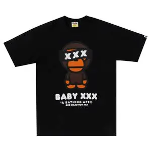 A BATHING APE X God Selection Xxx Baby Milo Tee - Black