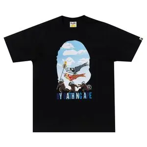 A BATHING APE Carp Streamer Bathing Ape Tee - Black