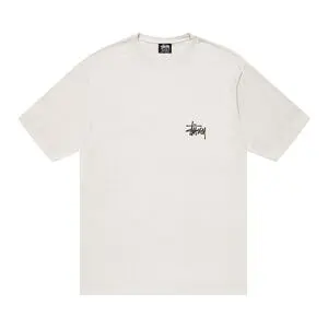 StÜssy Basic Pigment Dyed Logo Tee 'natural
