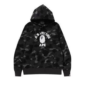 A BATHING APE Color Camo College Pullover Hoodie