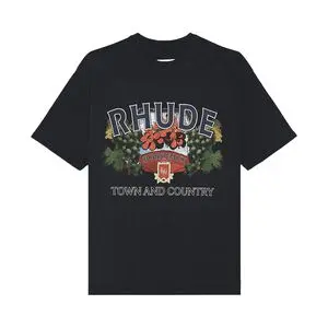 Rhude Town And Country Tee - Black
