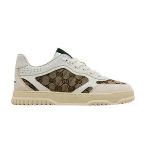 Gucci Re-web Gg Canvas Sneakers - Brown