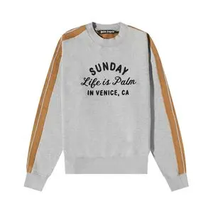 Palm Angels Sunday Crewneck - Grey