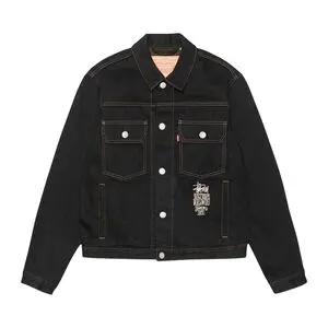 StÜssy X Levi's Trucker Jacket - Black