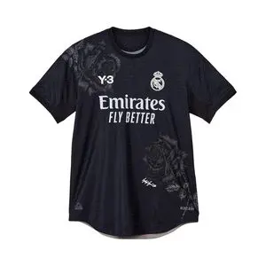 Y3 X Real Madrid 4th Authentic Jersey - Black