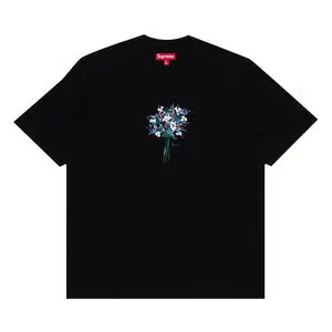 Supreme Bouquet Short-sleeve Top - Black