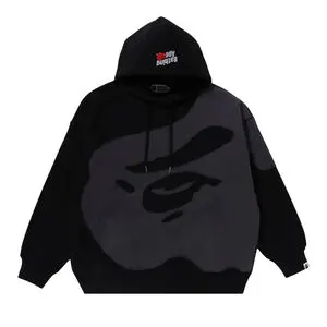A BATHING APE Head Patch Pullover Hoodie - Black