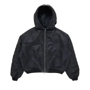 Y/PROJECT ナイロンジャケット Y/Project Insert Hood Padded Bomber Jacket - Black | Editorialist