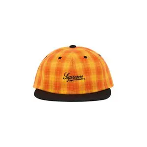 Supreme Script Logo 6-panel Cap - Orange