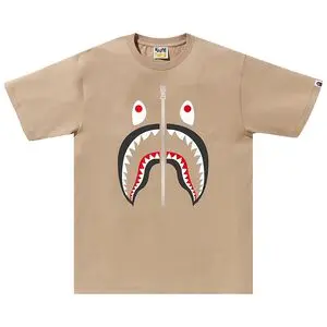 A BATHING APE Shark Tee 'beige - Tan