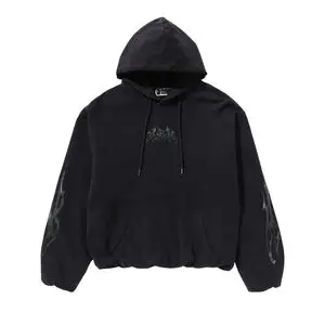 A BATHING APE Flame Garment Dyed Pullover Hoodie