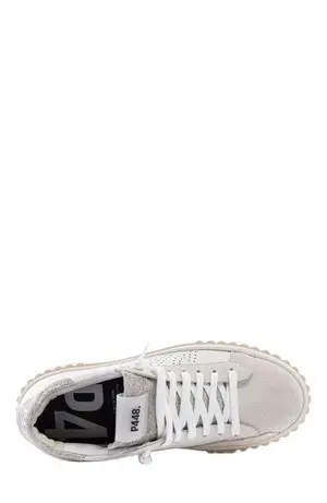 P448 Creeper Platform Sneakers - Silver Dust