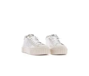 P448 Creeper Platform Sneakers - Silver Dust
