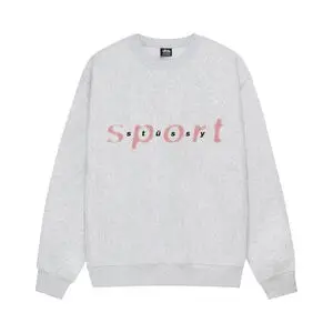StÜssy Dot Sport Crewneck - Grey