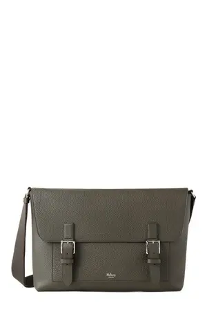 Mulberry Chiltern Leather Crossbody Messenger - Dark Green