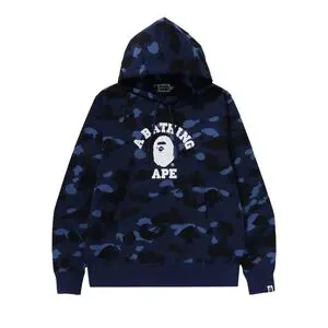 A BATHING APE Color Camo College Pullover Hoodie