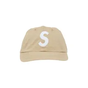 Supreme Seersucker S Logo 6-panel Cap - Tan
