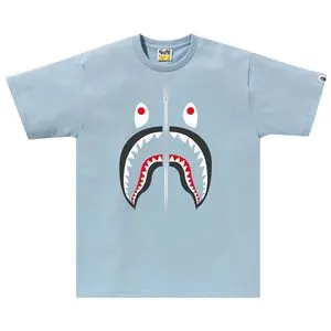 A BATHING APE Shark Tee - Blue