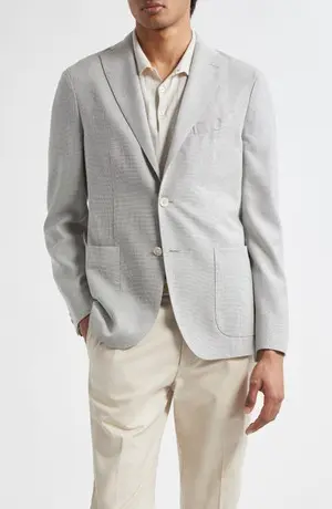 Boglioli K-jacket Virgin Wool Hopsack Sport Coat