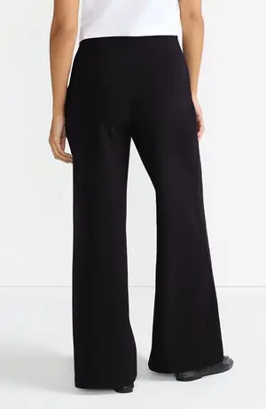 LANDS' END Starfish High Rise Palazzo Pants - Black