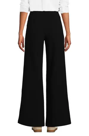 LANDS' END Starfish High Rise Palazzo Pants - Black