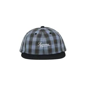 Supreme Script Logo 6-panel Cap - Blue