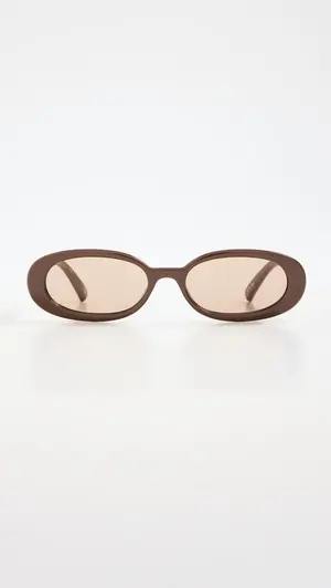 Le Specs Outta Love Sunglasses - Cocoa