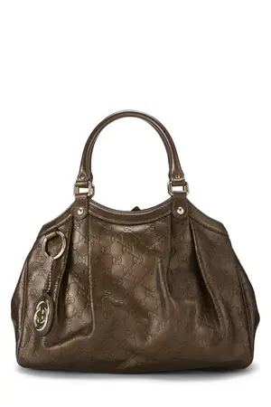 Gucci Guccissima Sukey Tote - Brown