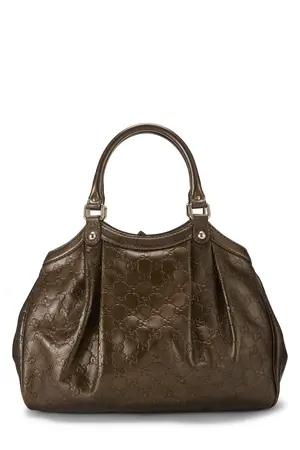 Gucci Guccissima Sukey Tote - Brown