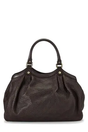 Gucci Guccissima Sukey Tote - Brown