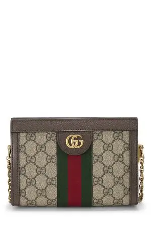 Gucci Gucci Original GG Supreme Ophidia Mini Shoulder Bag Beige