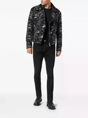 Philipp Plein Camouflage Biker Jacket