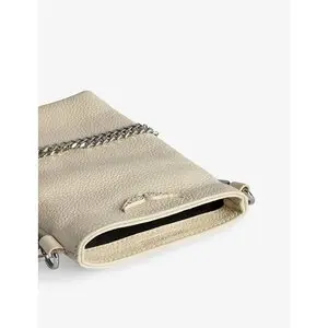 Zadig&Voltaire Rock Brand-plaque Leather Phone Pouch - Flash