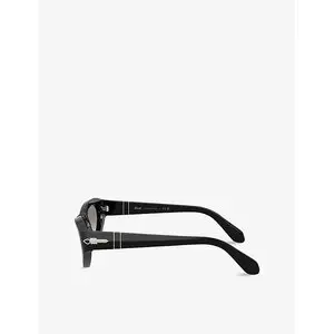 Persol Po0052s Pillow-frame Sunglasses - Black
