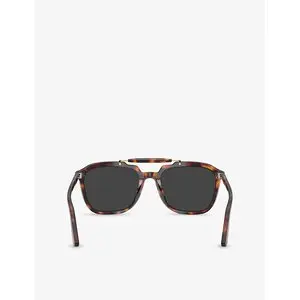 Persol Po0203s Square-frame Sunglasses - Brown