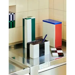 HAY Checkerboard-pattern Large Tin Container